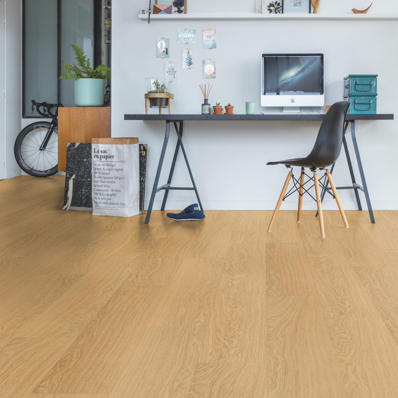Quick-Step Alpha Bloom Pure Oak Honey AVMPU40098 Rigid Vinyl | Artisan Flooring