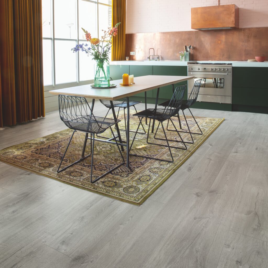 Quick-Step Alpha Bloom Cotton Oak Natural AVMPU40104 Rigid Vinyl | Artisan Flooring