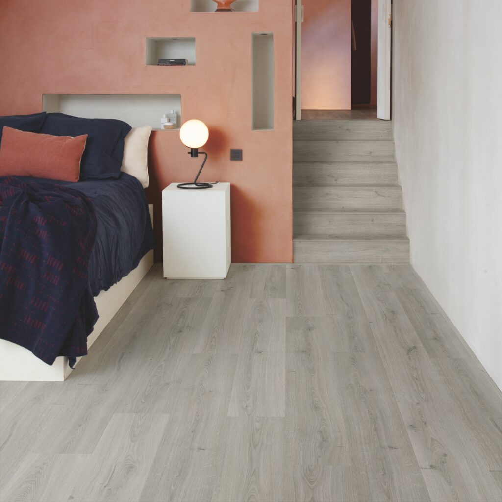 Quick-Step Alpha Bloom Cotton Oak Natural AVMPU40104 Rigid Vinyl | Artisan Flooring