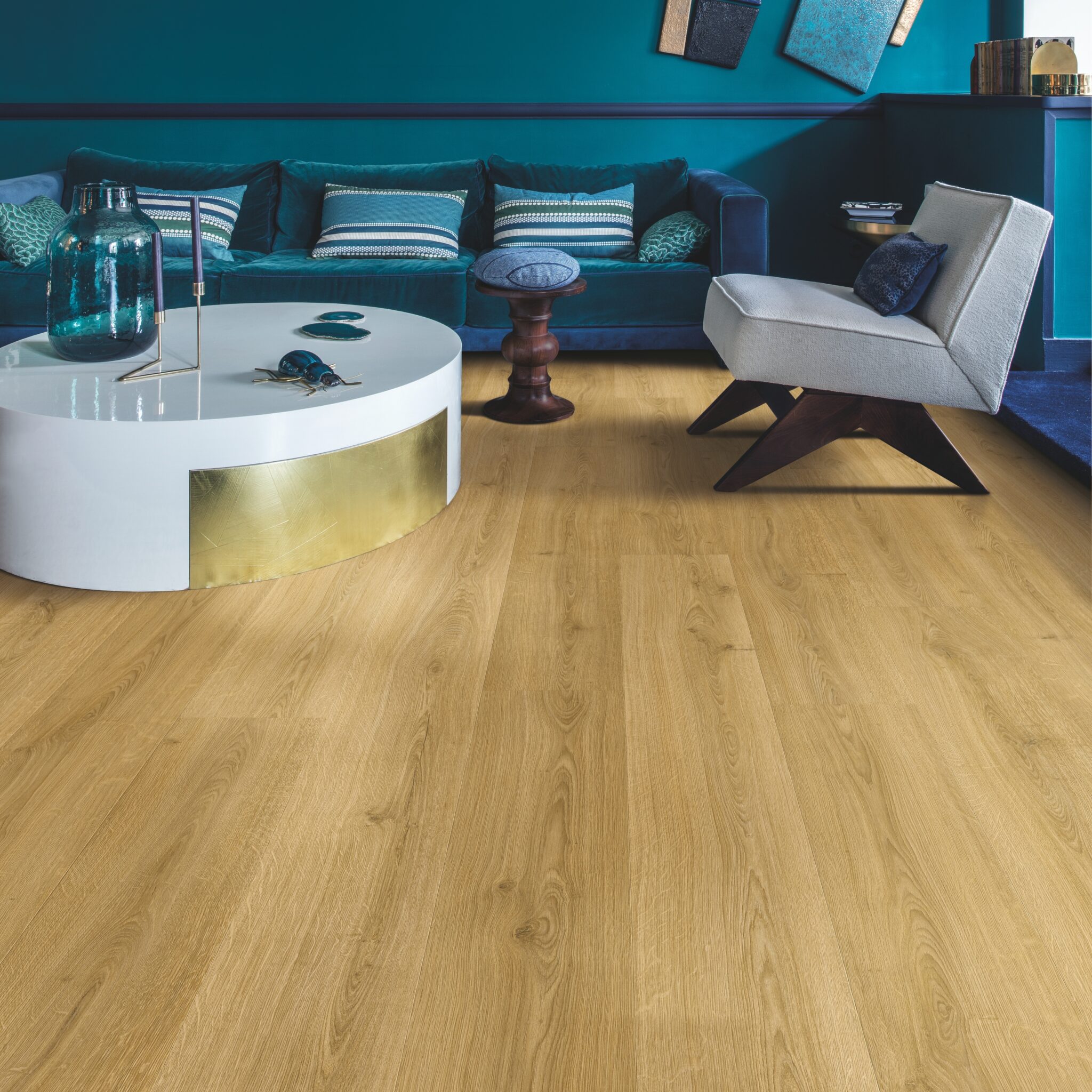 Quick-Step Alpha Bloom Botanic Smoked Oak AVMPU40238 Rigid Vinyl | Artisan Flooring