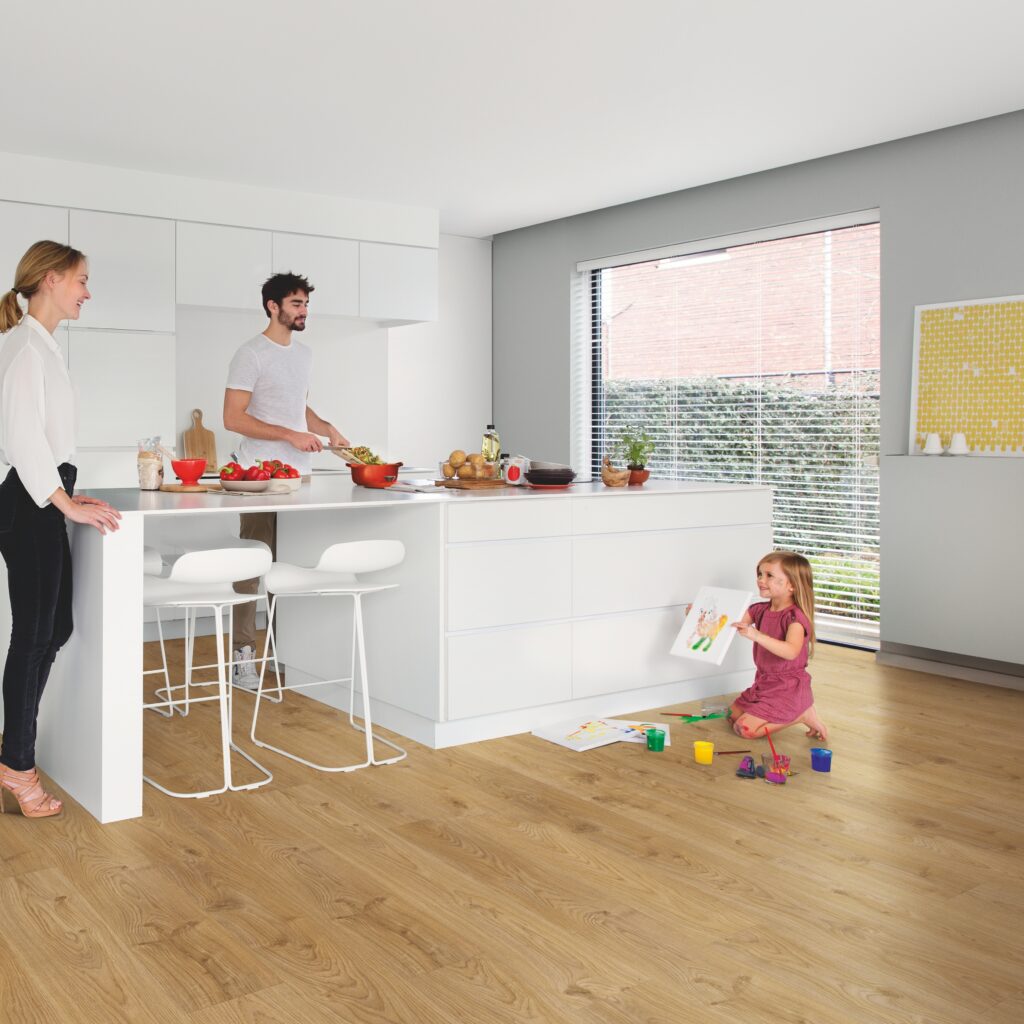 Quick-Step Alpha Blos Cottage Oak Natural AVSPU40025 Rigid Vinyl Small ...