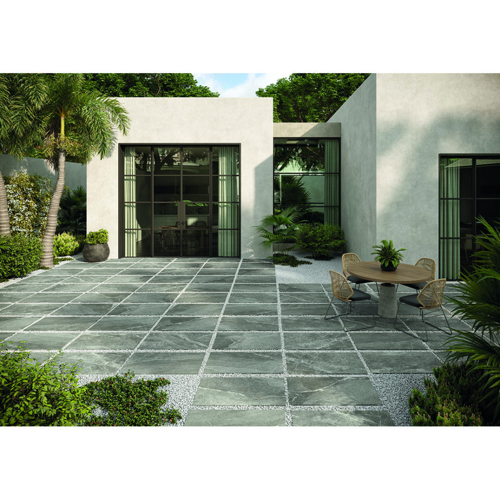 Bodo Anthracite Matt Outdoor Porcelain tiles 90cm x 60cm x 2cm ...